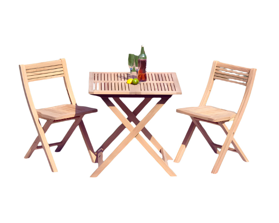 Roble Folding Set Tea For Two – Smiths Garden Centre